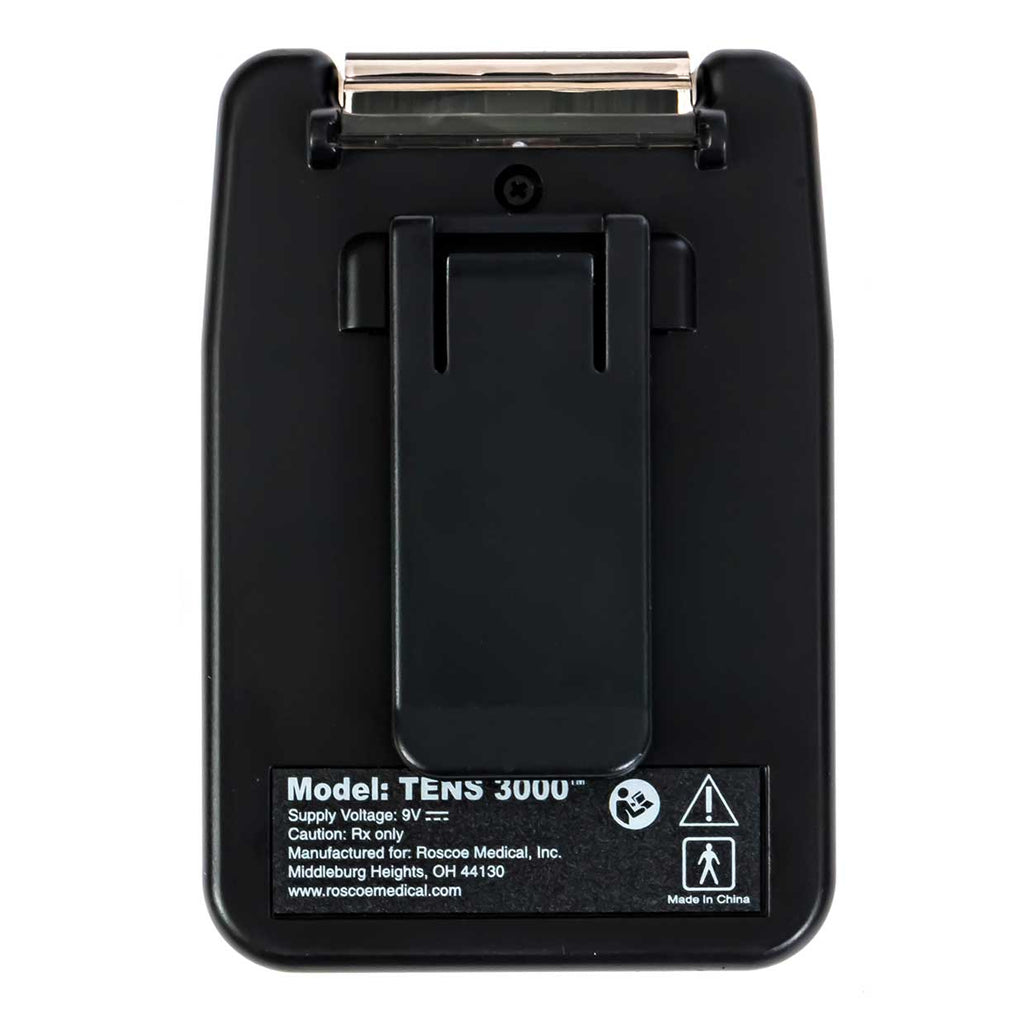 Portable TENS Unit with Starter Kit and Case - TENS 3000 | Caputron